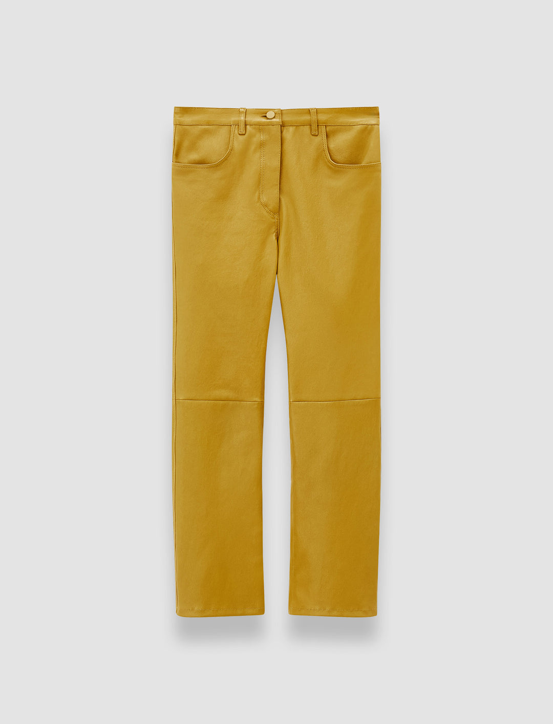 Duke Leather Stretch トラウザーズ - 緑 | JOSEPH JP