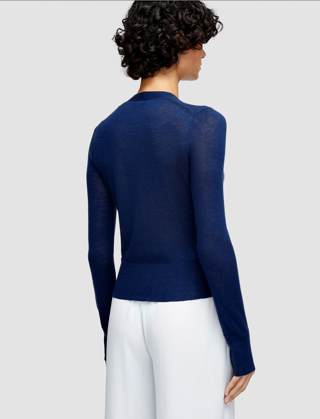 Cashair Cardigan in Blue | JOSEPH GB